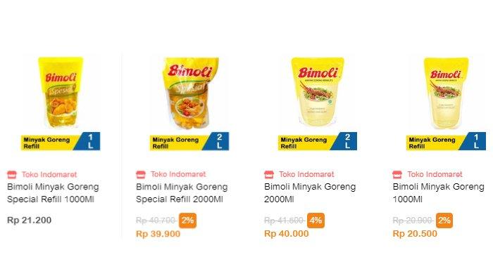 Harga Minyak Goreng di Alfamart dan Indomaret Hari Ini Kamis 16 Maret 2023: Diskon Murah Bimoli ...