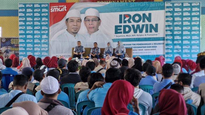 Iron-Edwin Kukuhkan Ratusan Relawan yang Siap Tempur di Pilkada Lombok ...