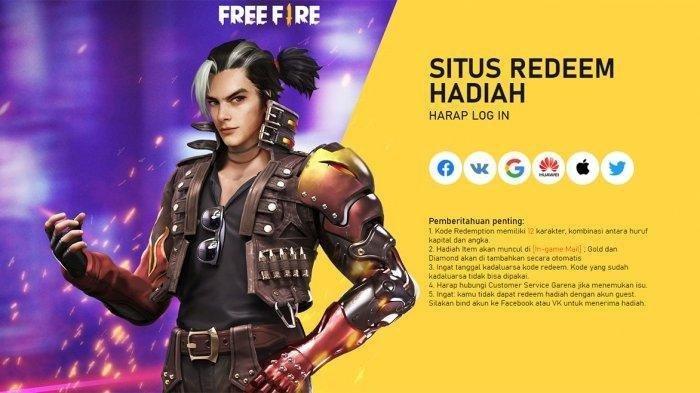 Update Kode Redeem FF Redemption Code Free Fire Terbaru Khusus untuk Hari Ini Senin 15 April ...