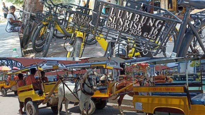 Wisata Lombok, Daftar Harga Moda Transportasi di Gili Trawangan: Sepeda ...
