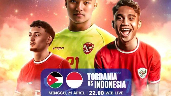 Link TV Online RCTI Timnas Indonesia vs Yordania AFC U23 Asian Cup Qatar 2024 Minggu 21 April ...