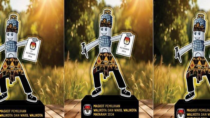Ikon Mataram Metro Mengenakan Sapuq Jadi Maskot Pilkada Kota Mataram ...