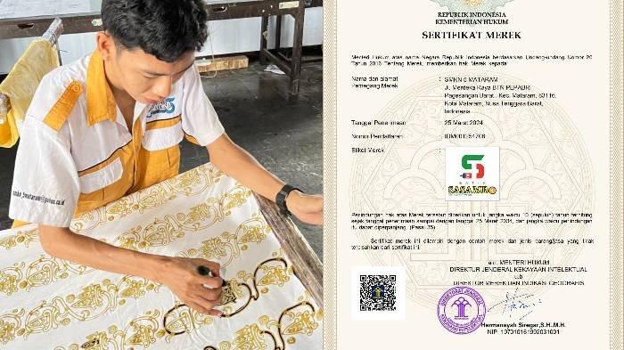 Merek Batik Sasambo Terdaftar di Kementerian Hukum Republik Indonesia ...