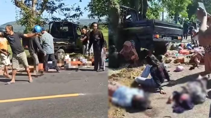 Kecelakaan Maut Pikap di Gerung Lombok Barat: 16 Warga Jadi Korban, 1 ...