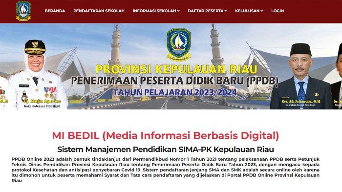 Cara Daftar dan Login Link sippdb.kepriprov.go.id, PPDB Kepri 2023 SMA dan SMK Dibuka, Ini ...