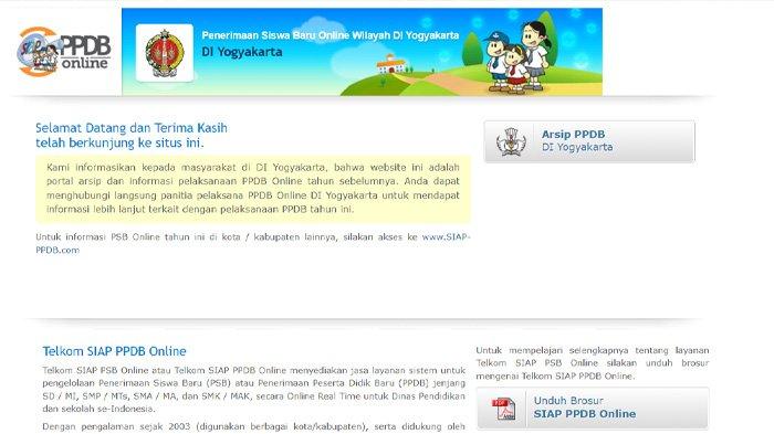 Cara Daftar dan Login Link yogyaprov.siap-ppdb.com, PPDB Yogyakarta ...