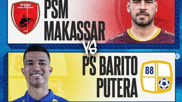 Link TV Online Indosiar Live Streaming PSM Makassar vs Barito Putera ...