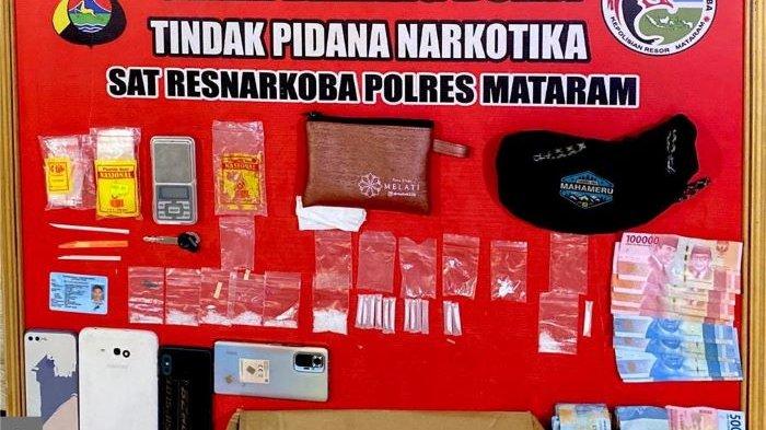 Transaksi di Kos-kosan, Lima Terduga Sindikat Narkoba Dibekuk Sat Resnarkoba Polresta Mataram ...