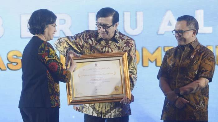 Kemenkumham Raih Penghargaan dari Kemenkeu Atas Kinerja Anggaran Terbaik - Tribunlombok.com