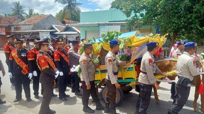 Kapolres Bima Diganti, Pisah Sambut Diwarnai Atraksi Budaya - Tribunlombok.com