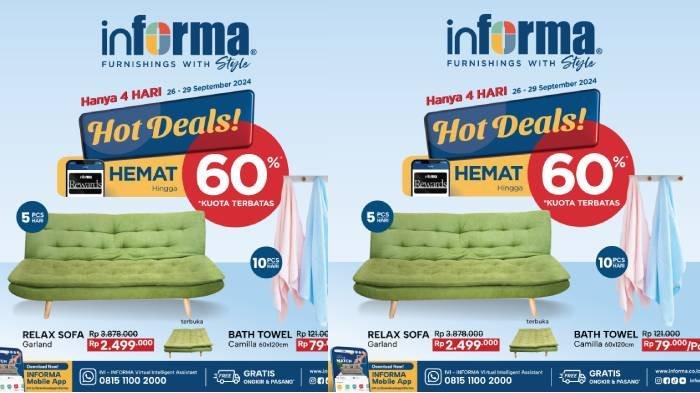 Promo Informa Hot Deals 26-29 September 2024, Belanja Hemat Hingga 60 ...