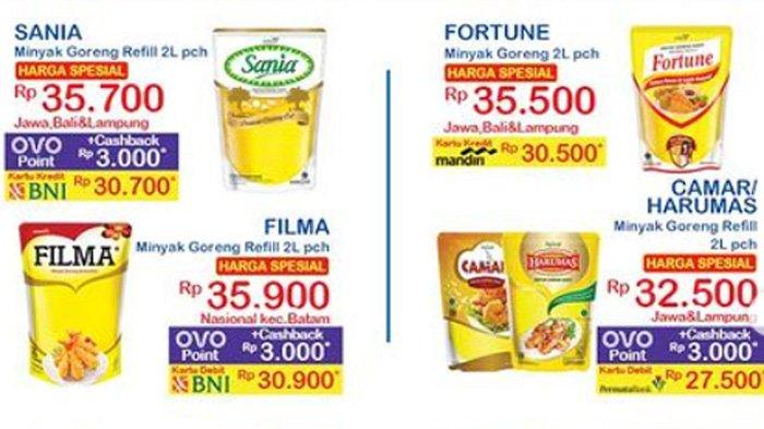 Harga Minyak Goreng di Alfamart dan Indomaret Hari Ini Sabtu 4 Maret 2023: Bimoli Diskon 16 ...