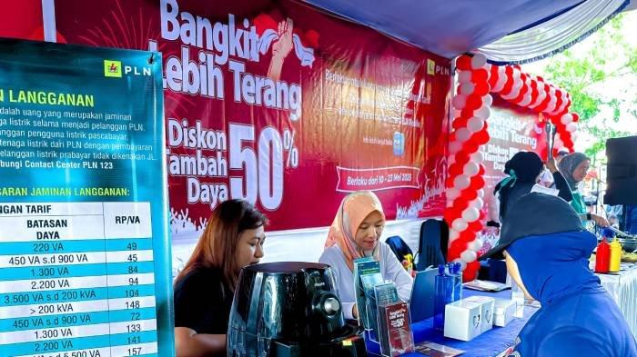 Car Free Day Udayana Mataram, PLN Hadirkan Promo Tambah Daya Diskon 50 Persen - Tribunlombok.com