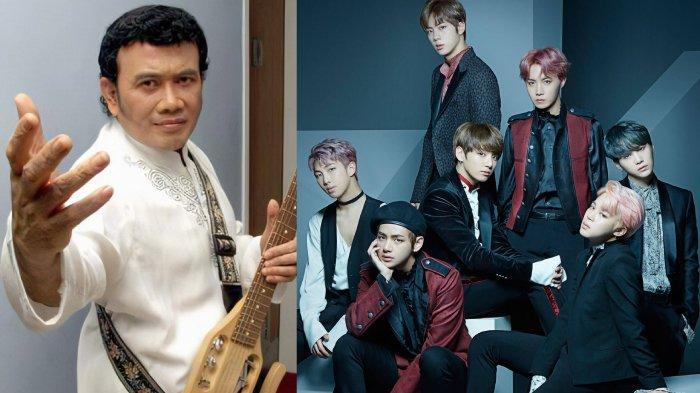 Raja Dangdut Rhoma Irama Siap Bawakan Lagu BTS Setelah Dengar sang Cucu - Tribunlombok.com