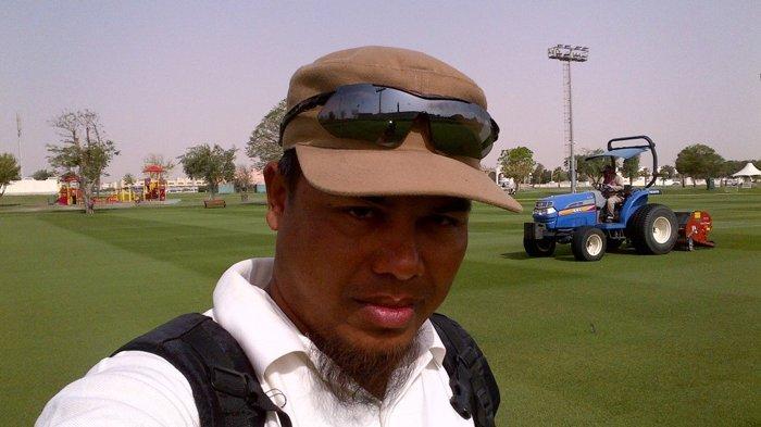 Profil Saprudin Bastoni, Petani Indonesia yang Rawat Taman dan Stadion ...