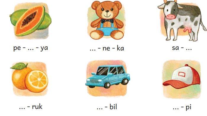 Kunci Jawaban Soal Bahasa Indonesia Kurikulum Merdeka Kelas 1 SD MI Bab 7 Halaman 175 176: Benda ...