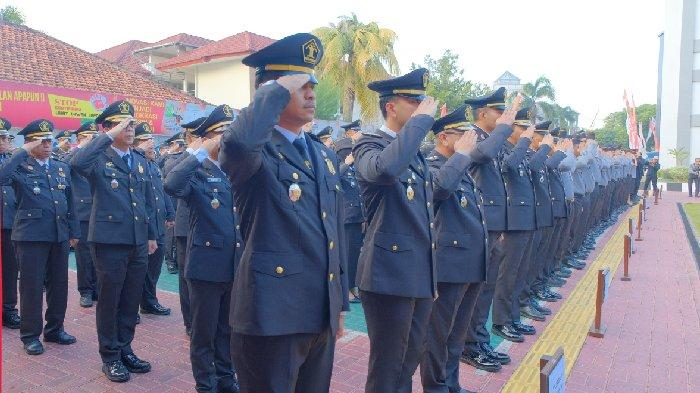 Lapas Terbuka Lombok Tengah Turut Upacara Di Kanwil Kemenkumham NTB di Hari Pengayoman ke-79 ...