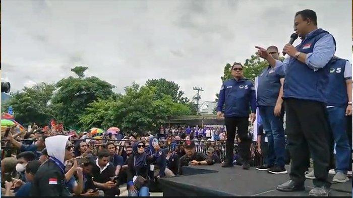 Pidato Kebangsaan, Anies Baswedan Ajak Warga Bima dan Dompu Menuju Perubahan - Tribunlombok.com