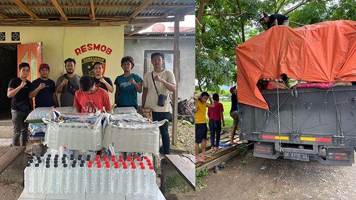 Ditumpuk dengan Sembako, Ratusan Botol Arak Asal Bali Diselundupkan ke Dompu - Tribunlombok.com