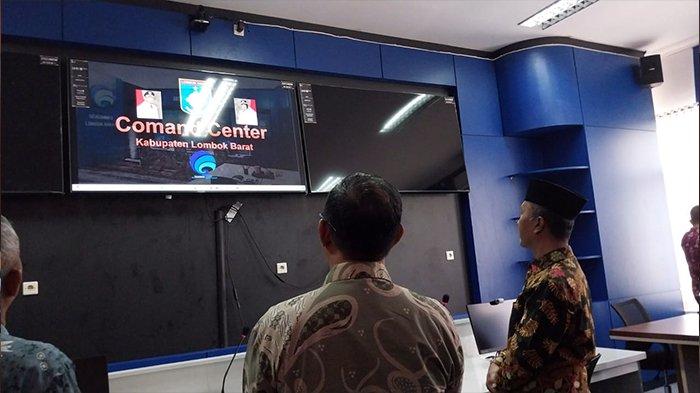 Canggihnya Command Center Lombok Barat, Bisa Pantau Kinerja SKPD dan Pemerintah Desa secara ...