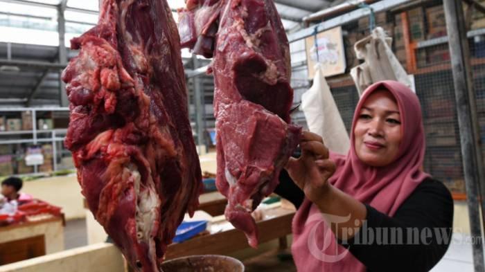 Harga Daging Segar di Kota Mataram Naik Jelang Hari Raya Idul Adha - Tribunlombok.com