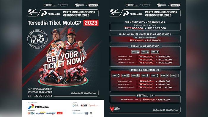 Diskon 5.000 Tiket MotoGP Mandalika 2023 di ASTINDO Travel Fair, Dijual Mulai Rp604 Ribu ...