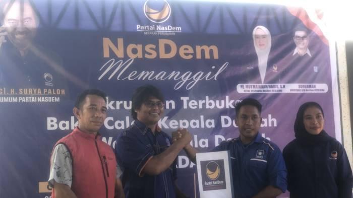 Syafrudin, Rahman H Abidin, Azhari, dan Feri Sofyan Daftar Maju Pilkada Kota Bima 2024 di Nasdem ...