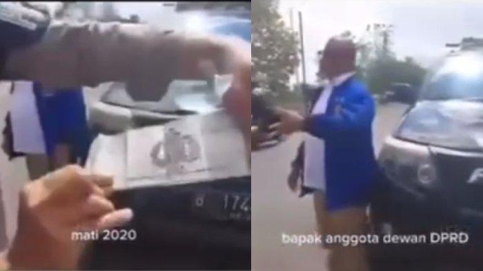 VIRAL Video Anggota DPRD Bima Pengemudi Fortuner Cekcok dengan Polisi Saat Kena Tilang ...