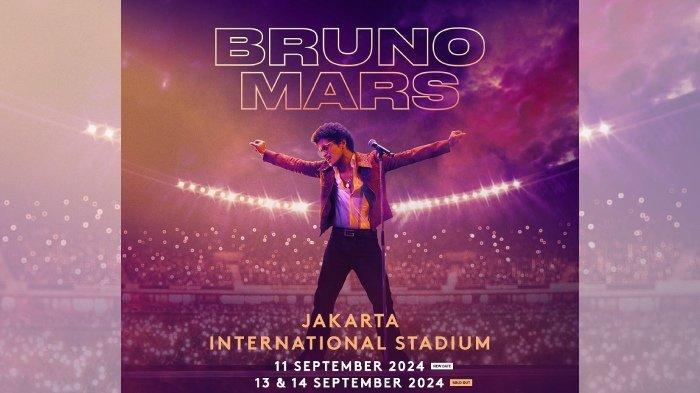Harga Tiket Konser Bruno Mars di Jakarta, Termurah Rp 950.000 - Tribunlombok.com