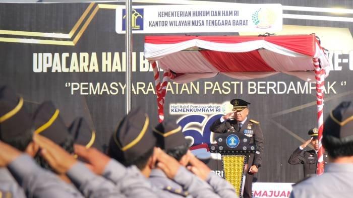 Lapas Terbuka Lombok Tengah Gelar Upacara Peringatan Hari Bakti Pemasyarakatan Ke-60 2024 ...