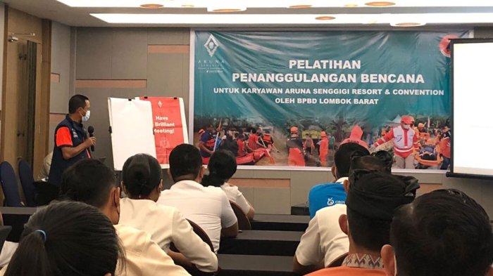 Aruna Senggigi Gelar Pelatihan Penanggulangan Bencana - Tribunlombok.com