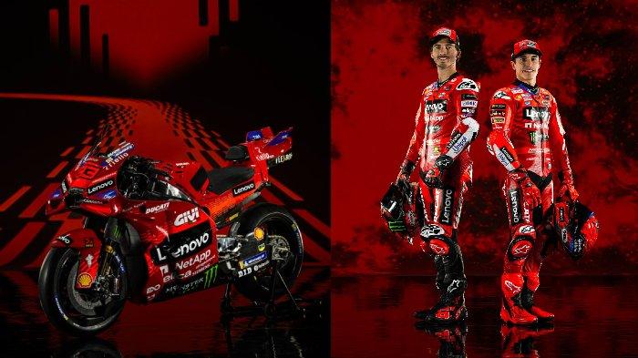 Ducati Luncurkan Livery Baru MotoGP 2025, Marquez dan Bagnaia Siap Bertarung - Tribunlombok.com