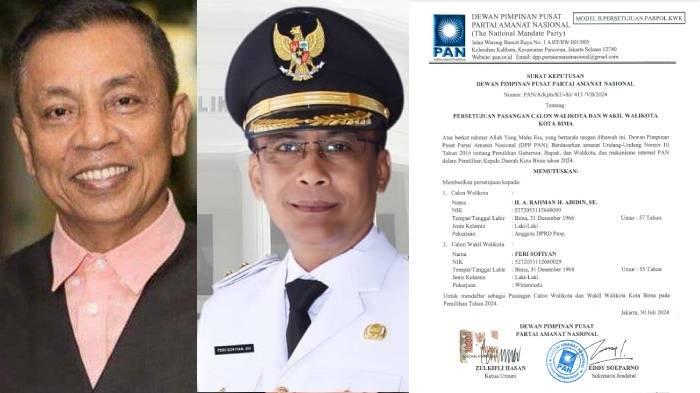 BREAKING NEWS DPP PAN Resmi Usung Man-Feri di Pilkada Kota Bima 2024 ...