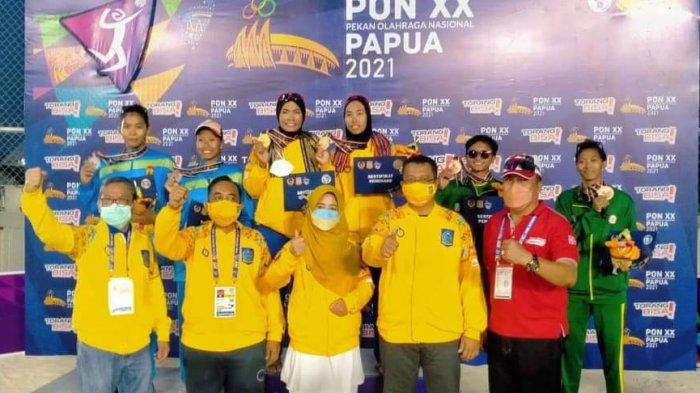 PON XX Papua: Voli Pasir Putri NTB Raih Medali Emas, Lari Gawang Sumbang Perunggu - Tribunlombok.com