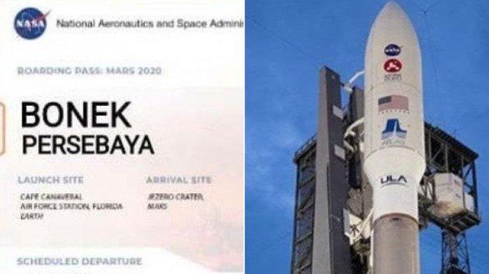Nama Bonek Persebaya Surabaya Ikut Penerbangan NASA ke Planet Mars ...