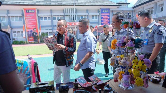 Peringati Hari Pengayoman ke-79, Kemenkumham NTB Gelar Pameran Pelayanan Publik dan Produk WBP ...