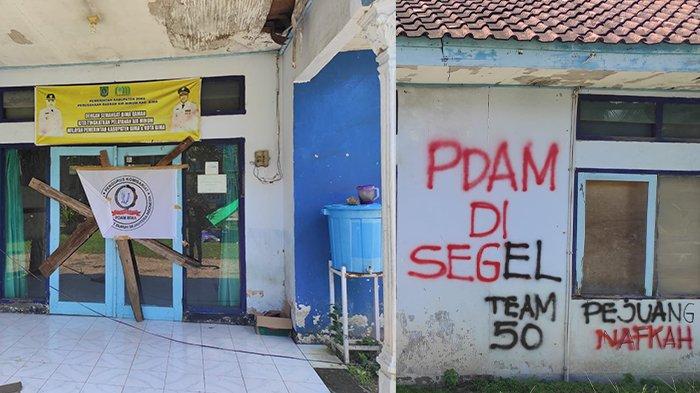 50 Eks Karyawan Segel Kantor dan Aset PDAM Bima Usai Bersurat ke ...