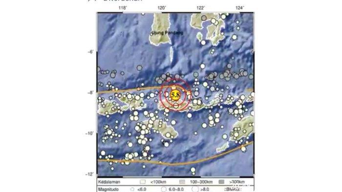 Gempa Terkini di Laut Ruteng, Getaran Terasa Hingga Daratan Bima, Warga ...