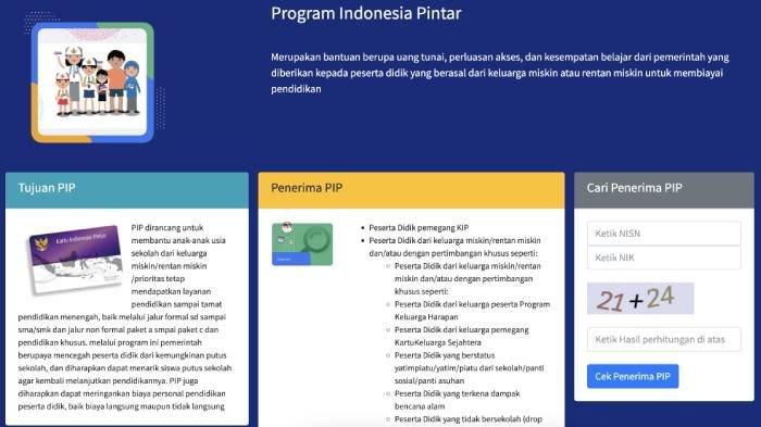 Cek Status Penerima PIP Kemdikbud Cair April 2025 di Link pip.dikdasmen.go.id - Tribunlombok.com