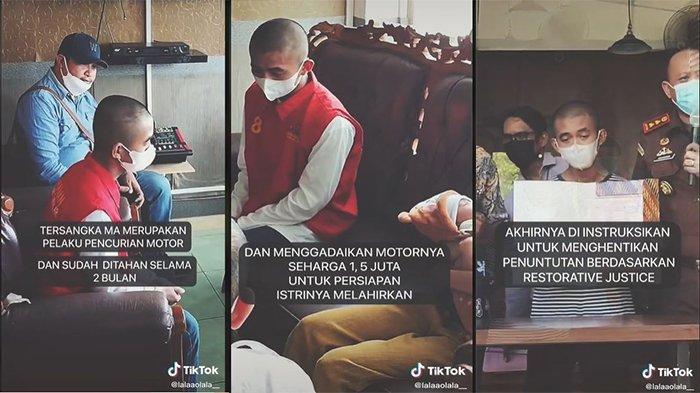 VIRAL Kisah Suami Nekat Curi Motor Demi Biaya Persalinan Istri, Kini Bebas Dapat Restorative ...