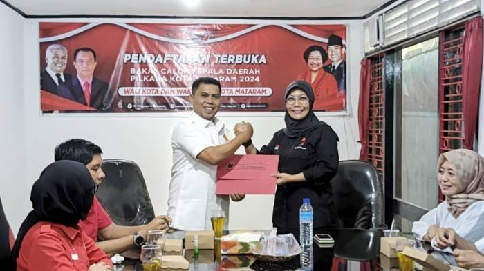 Rahman Daftar ke PDIP untuk Ikut Pilkada Kota Mataram 2024, Sinyal ...