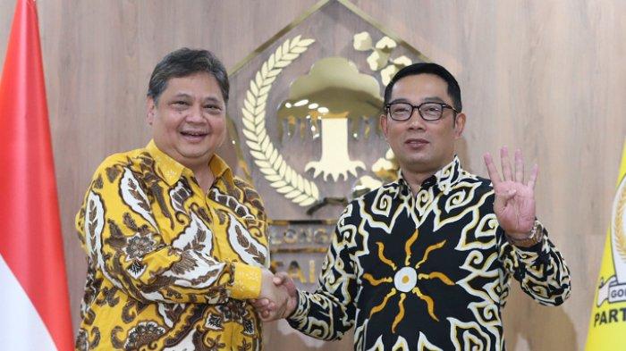 Jawaban Ridwan Kamil Saat Ditanya Maju Pilpres 2024, Singgung Mandat Airlangga Hartarto ...
