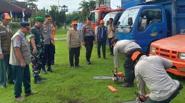 Antisipasi Bencana saat Musim Hujan, Pemda Lombok Barat Gelar Apel Siaga Bencana - Tribunlombok.com