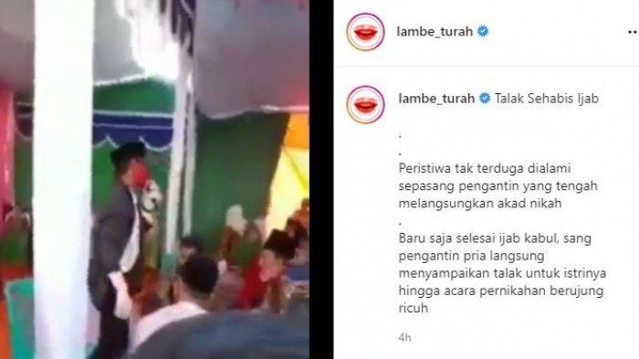 Fakta Pengantin Langsung Talak Istri Setelah Ijab Kabul Ternyata Ada