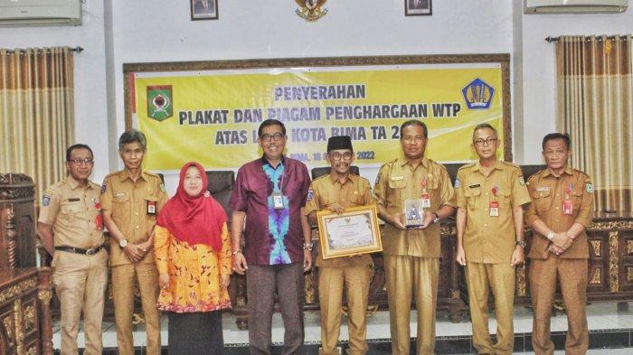 Pemkot Bima Terima Penghargaan Menkeu karena 8 Kali WTP, Wali Kota : Bukti Tidak Ada Temuan ...