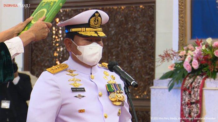 Momen Presiden Jokowi Koreksi Ucapan Sumpah Yudo Margono saat Pelantikan Panglima TNI ...