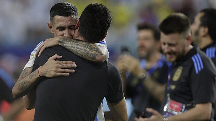 Happy Ending Di Maria Bersama Argentina, Kompatriot Lionel Messi ...