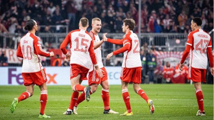 Bayern Munchen Vs Lazio: Harry Kane Brace, Die Roten Lolos Perempat Final Liga Champions ...