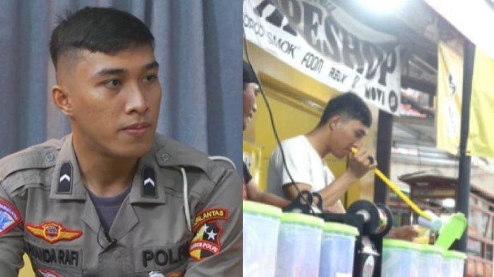 Sosok Bripda Ananda Rafi, Polisi Viral Jual Es Pinggir Jalan Sepulang ...