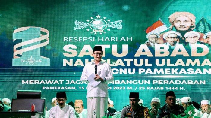 Bupati dan Wabup Hadiri Resepsi Puncak Satu Abad PCNU Pamekasan, NU Mengajarkan Cinta Damai ...